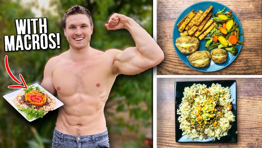 Full Day of Vegan Eating On Mini-Diet | VEGAN HIGH PROTEIN + MACROS (Ep ...