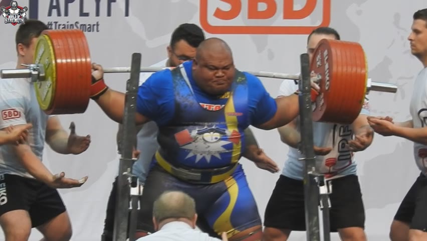 The Nauruan Squat Monster Jezza Uepa - Heaviest Front Squat Ever-2021-08-14T13:28:02Z-Youmaker ...