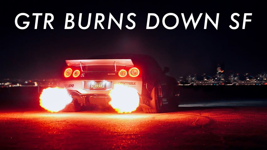 Flame Spitting R35 GTR Uncut | 10 Minutes of FLAME [4K]-2021-12-11T02 ...