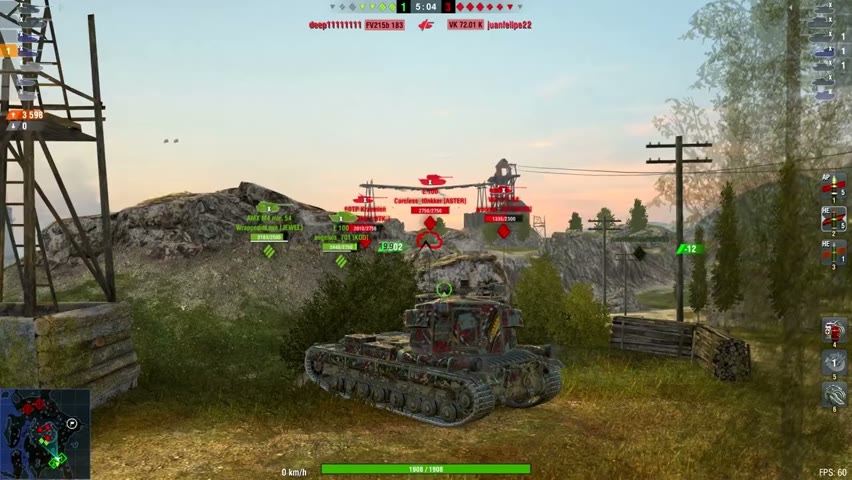 FV215B 183 8815DMG 3Kills | World of Tanks Blitz | thedeadpistol-2022 ...