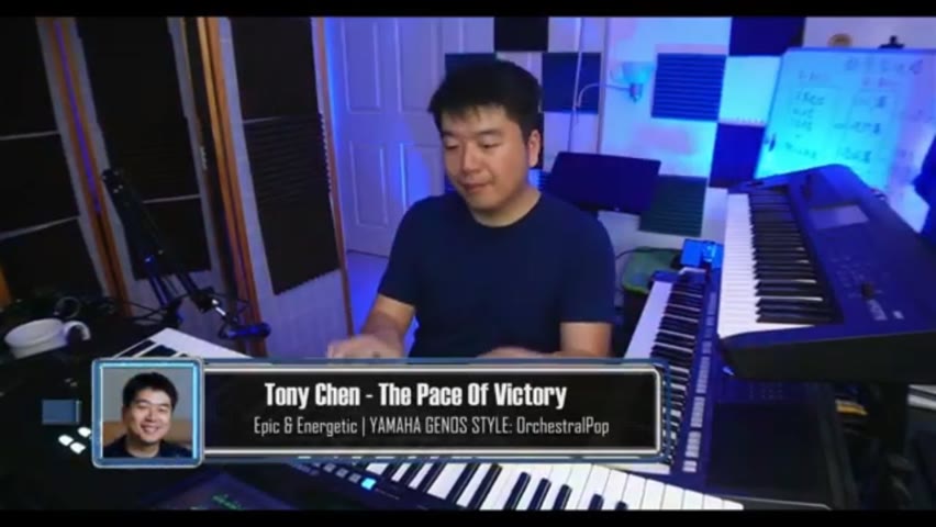 🎹Tony Chen - The Pace Of Victory (Studio Performance) | COPYRIGHT-FREE ...
