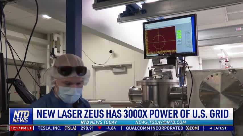 New Laser ZEUS Has 3000 Times the Power of US Grid-2022-09-16T18:33:38Z ...