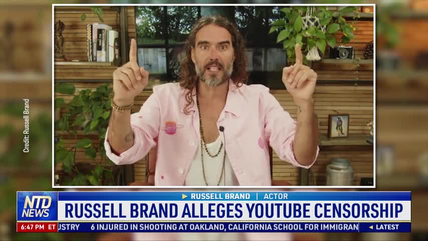 Actor Russell Brand Prioritizes Rumble, Alleges YouTube Censorship-2022-09-29T23:38:35Z-Youmaker ...