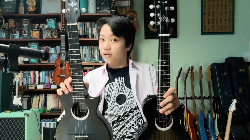 Unboxing gifts from my idol @TaimaneMusic , her signature ukulele "ENYA ...