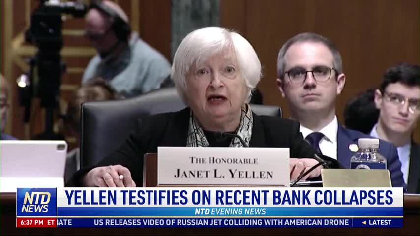 Secretary of Treasury Janet Yellen Testifies on Recent Banks Collapsing ...
